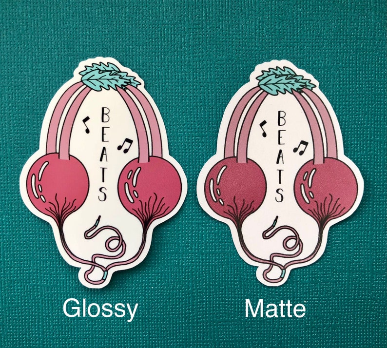 Beats Sticker - Illustrated Sticker - Music Sticker - Melodrawma - Etsy