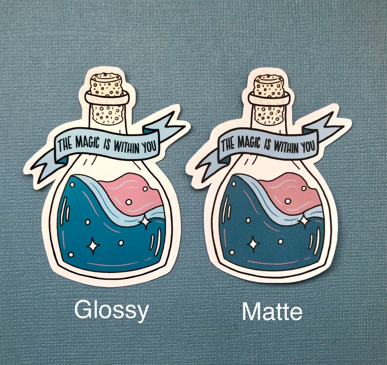 Magic Within Sticker - Illustrated Sticker - Melodrawma - Etsy