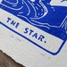 THE STAR Linocut Print Woman With Shining Stars Wall Art, Hand Printed ...