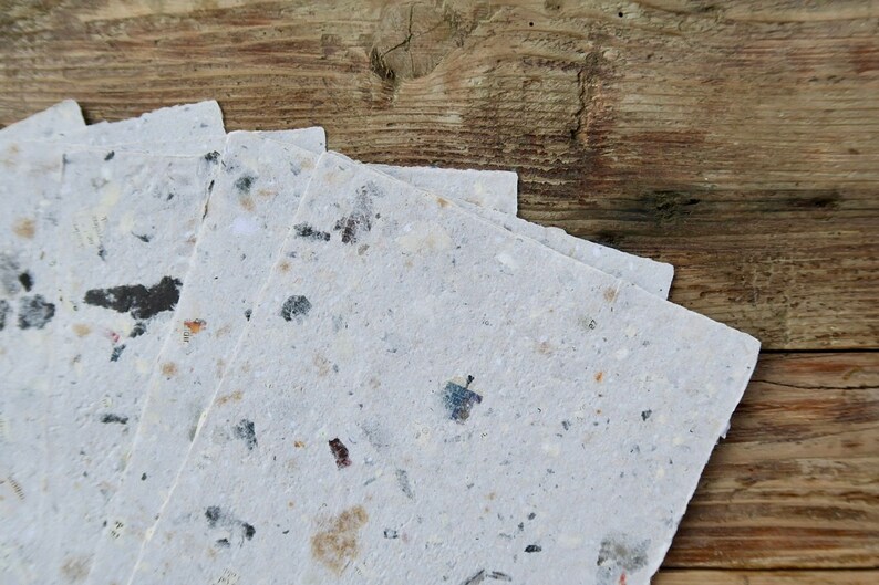 A5 Handmade Recycled Paper Set Eco-friendly Paper Recycled Handmade ...
