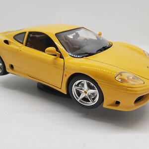 Bburago Ferrari 360 Modena Yellow Perfect Birthday Gift Collectible 118 ...