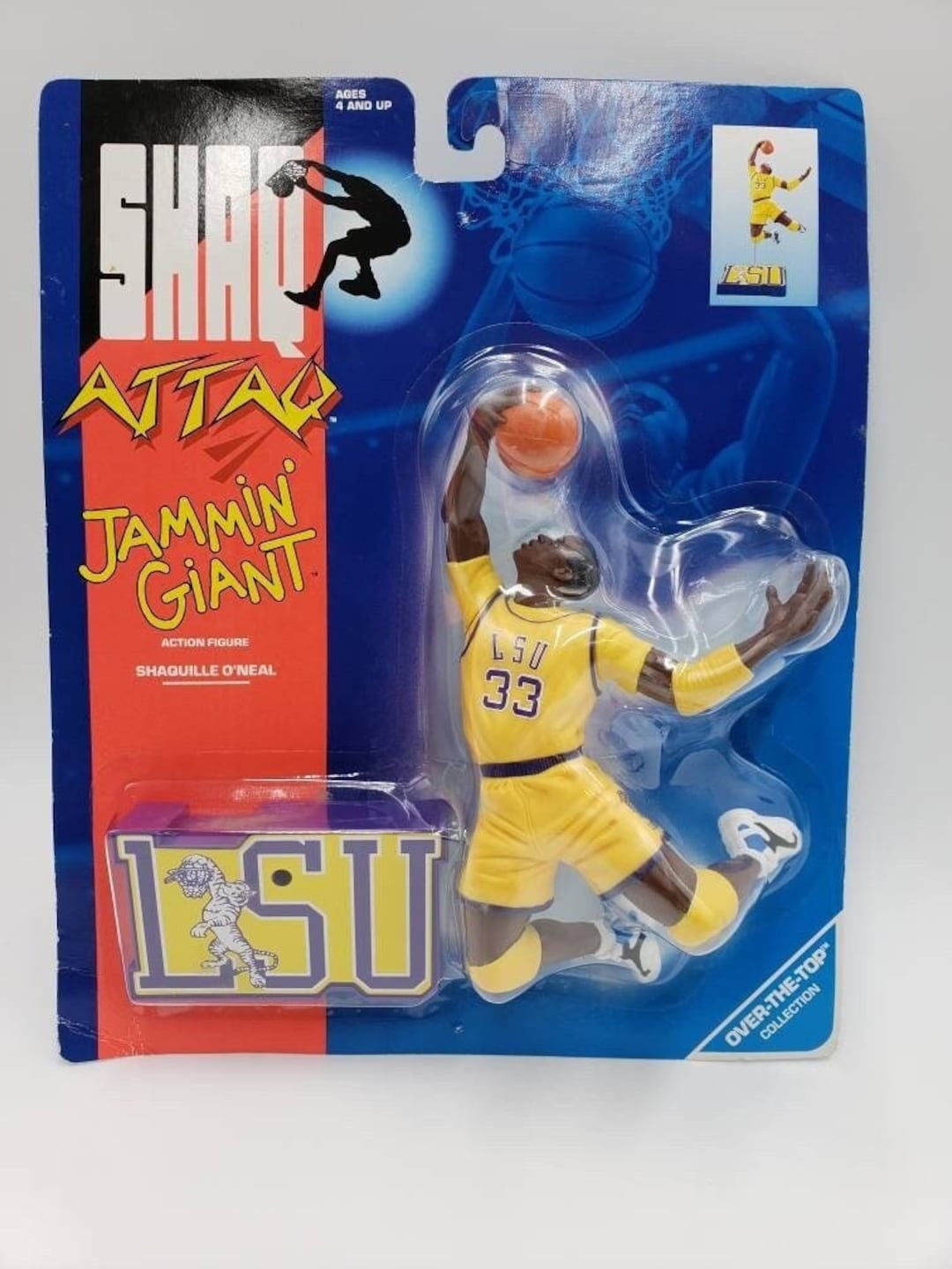 Shaquille O'neal LSU Tigers Yellow Shaq Attaq Jammin' - Etsy