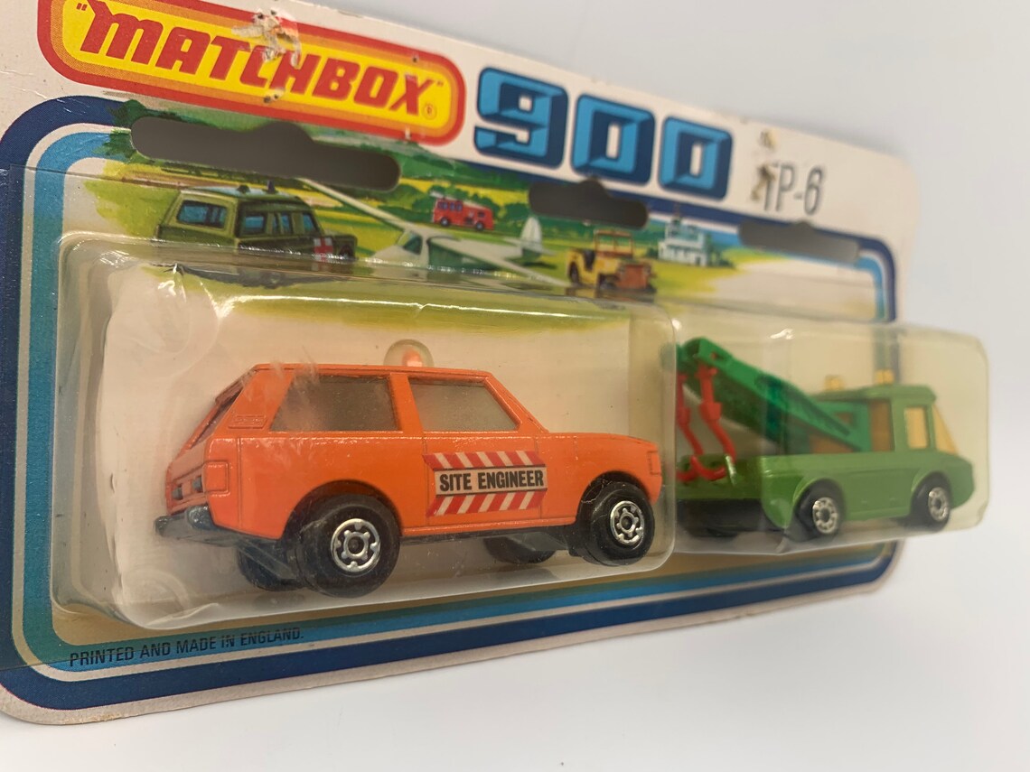 Matchbox Site Engineer Toe Joe Tow Truck Wrecker 900 TP-6 - Etsy