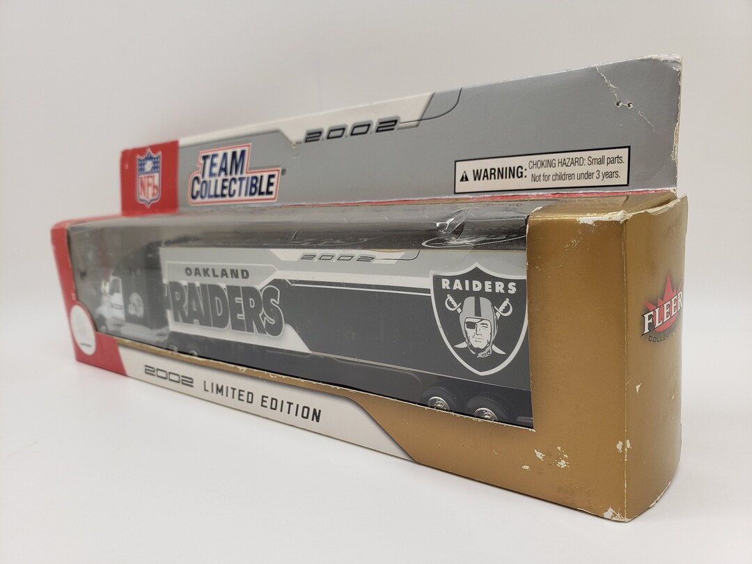 Oakland Raiders Tractor-trailer Black Fleer Team Collectibles Perfect ...