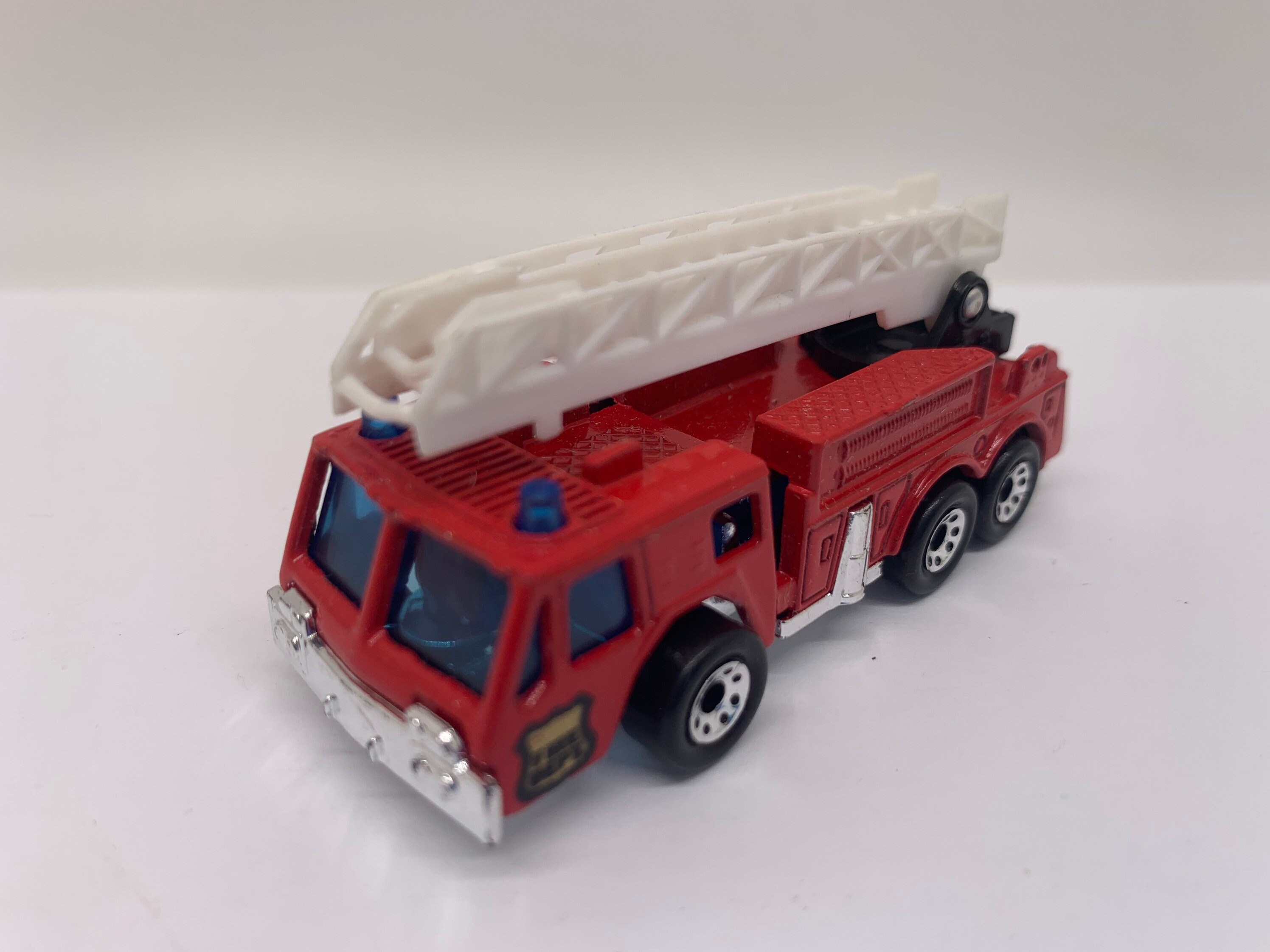 Matchbox Fire Engine Ladder Truck Red Miniature Toy Car - Etsy