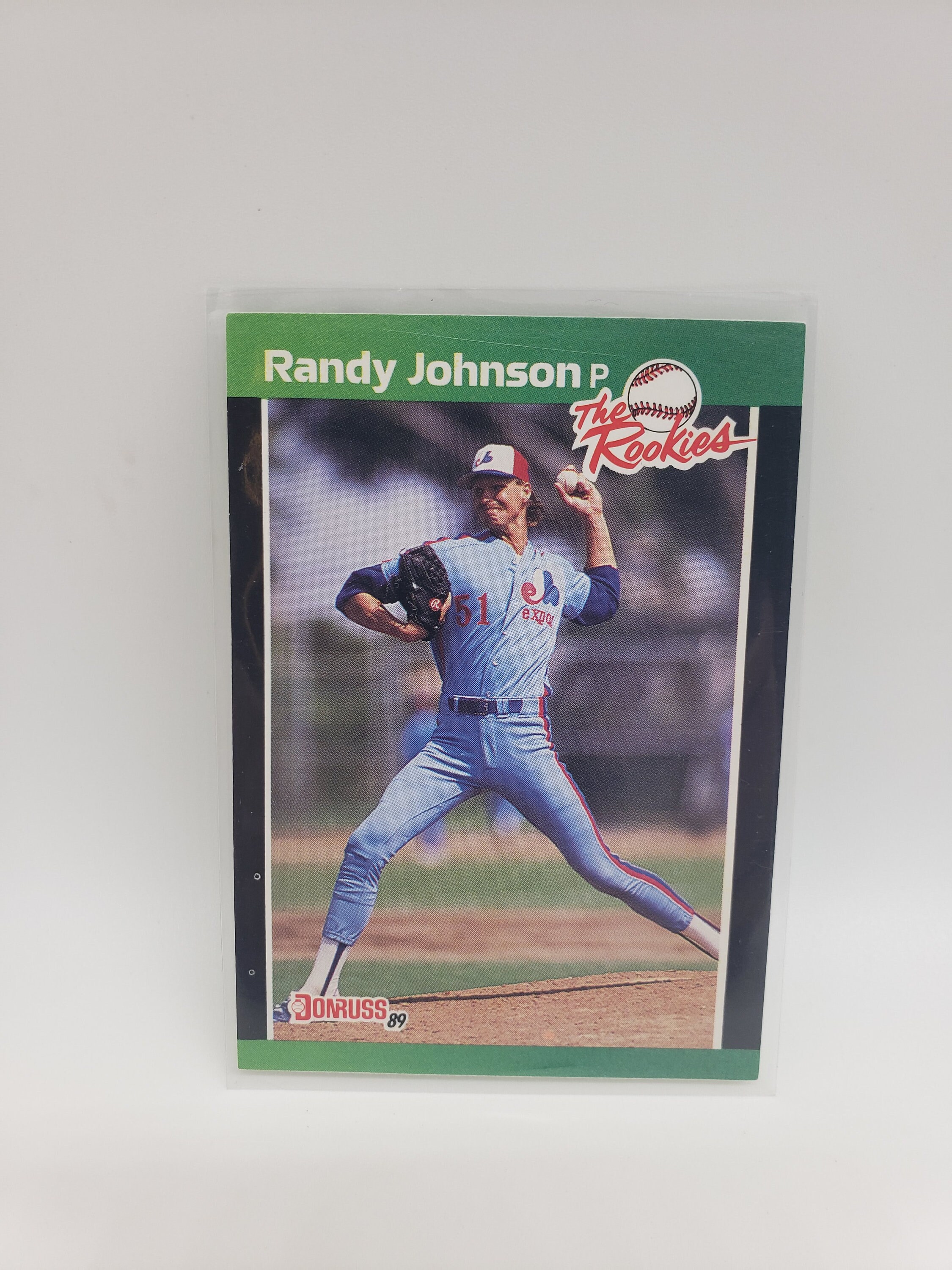 1989 Randy Johnson Rookie Card Collectible MLB Baseball Trading Card ...