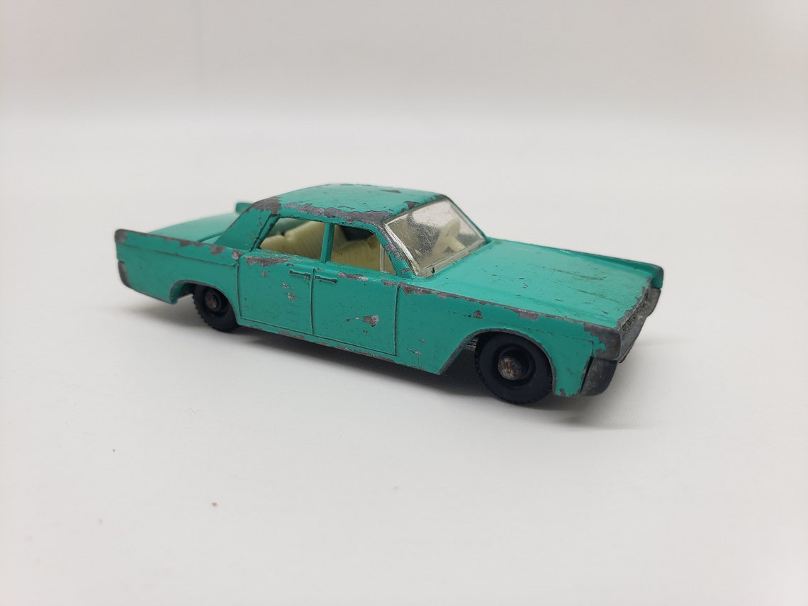 Matchbox 1967 Lincoln Continental Turquoise Vintage Lesney Collectable ...