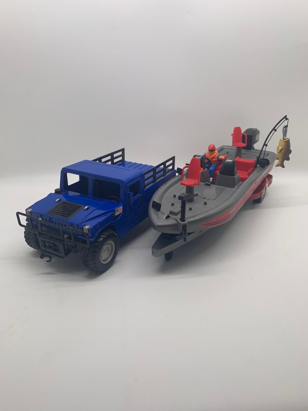 Bass Pro Shops Humvee Blue Fishing Boat Trailer Perfect Birthday Gift ...