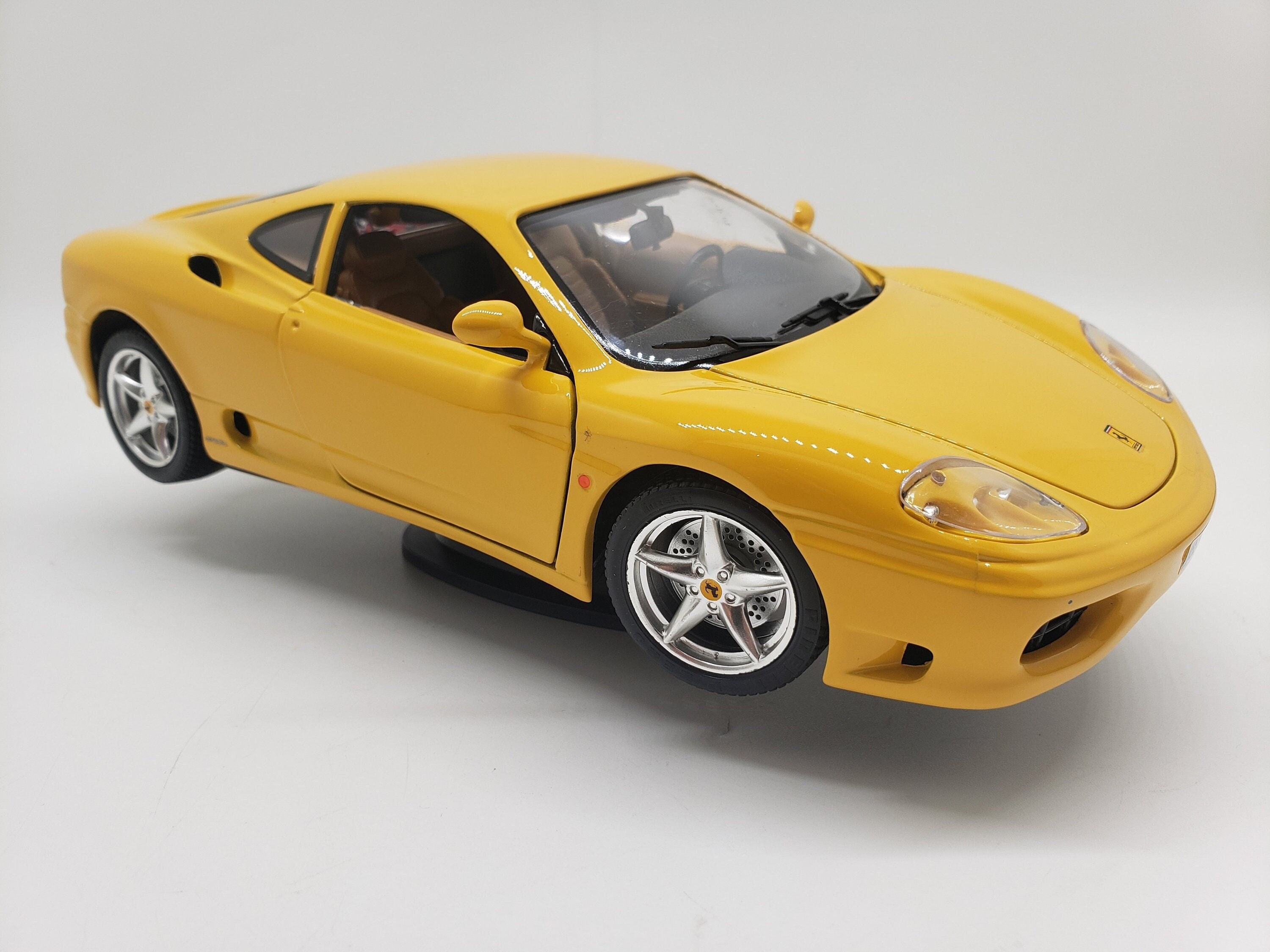 Bburago Ferrari 360 Modena Yellow Perfect Birthday Gift Collectible 118 ...