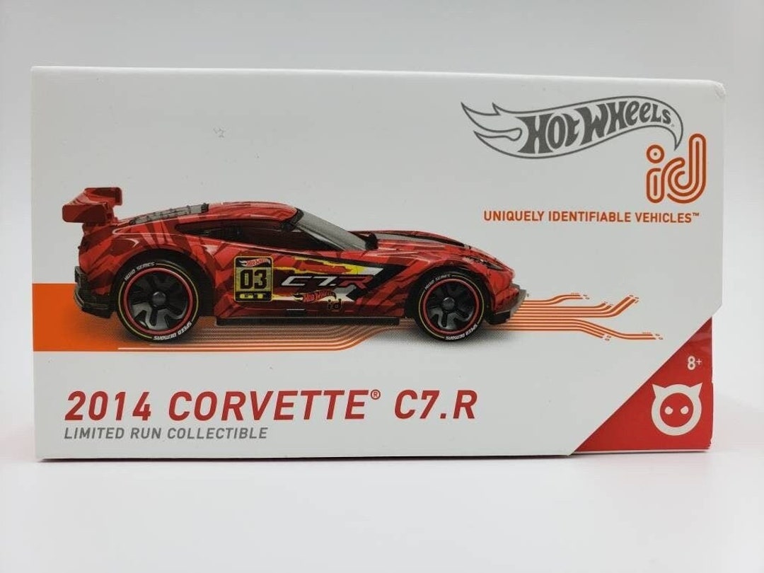 Hot Wheels Id Corvette C7R Red Speed Demons Collectible Miniature Scale ...