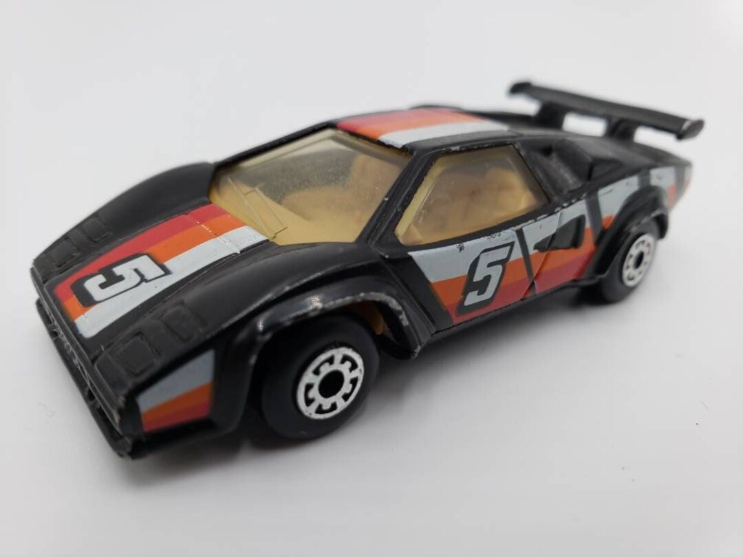 Matchbox Lamborghini Countach LP500S Black Automotive Superstars ...