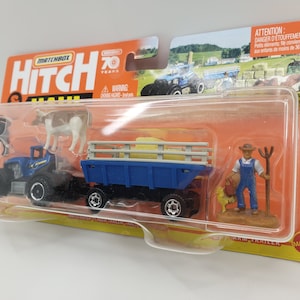 Matchbox Dirtstroyer: MBX Farm Trailer Hitch and Haul Set - Etsy