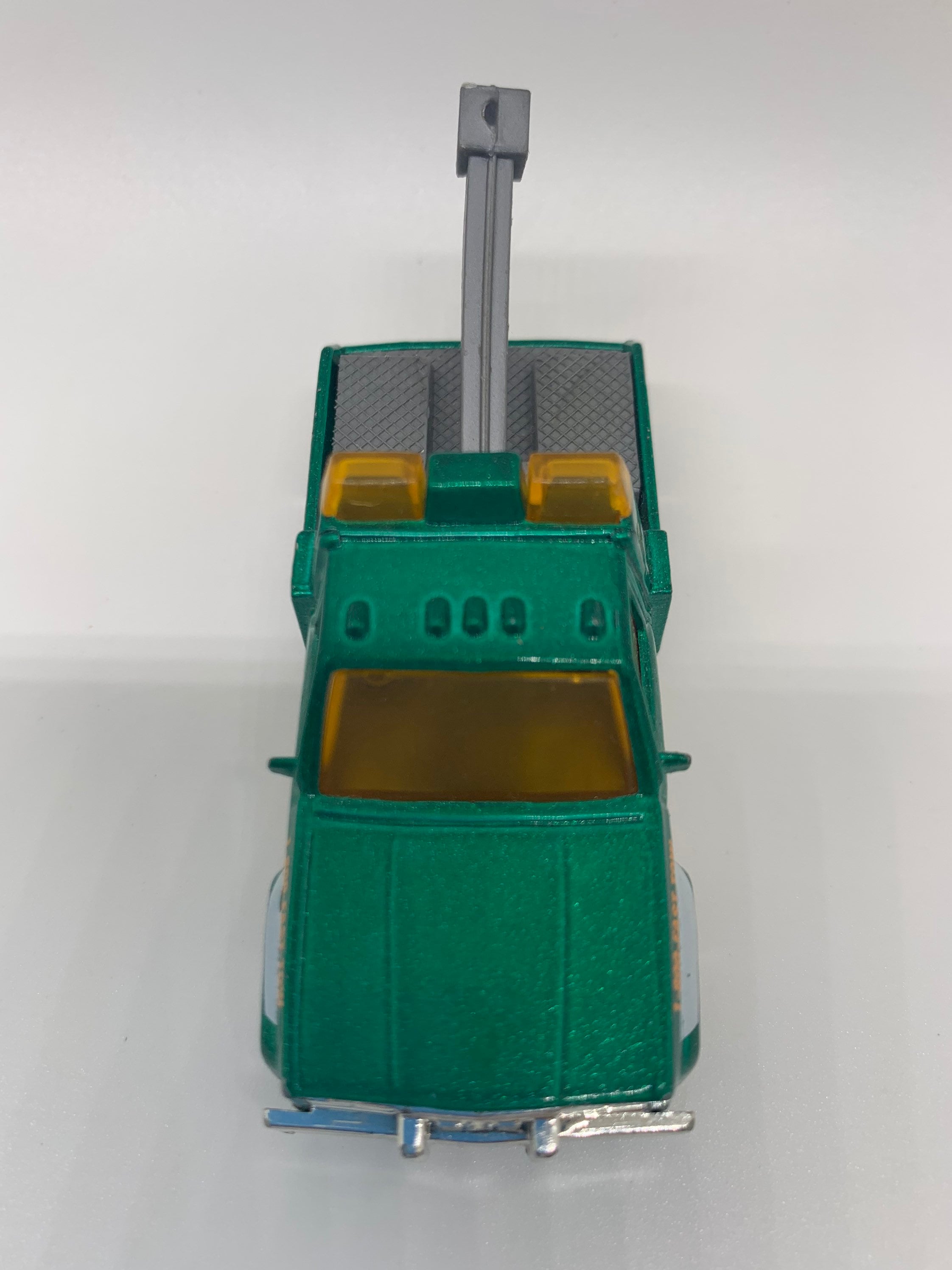 Matchbox GMC Wrecker Tow Truck Metalflake Green Collectible Miniature ...