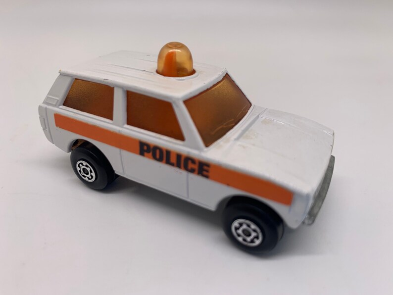 Matchbox Range Rover Police Patrol White Rolamatics Perfect - Etsy