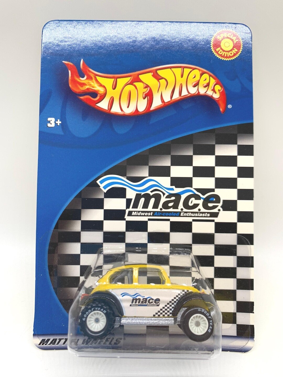 Vintage Hot Wheels Baja Bug: Yellow MACE Special Edition Diecast Car - Etsy