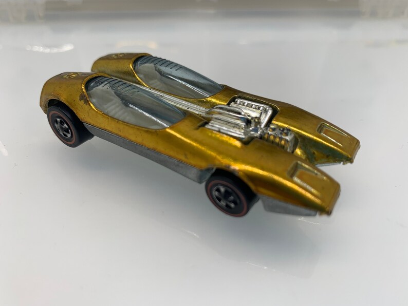 Vintage 1969 Hot Wheels Redline Splittin Image Gold Diecast Car - Etsy
