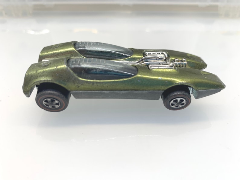 Vintage 1969 Redline Splittin' Image: Olive Spectraflame Collectible ...