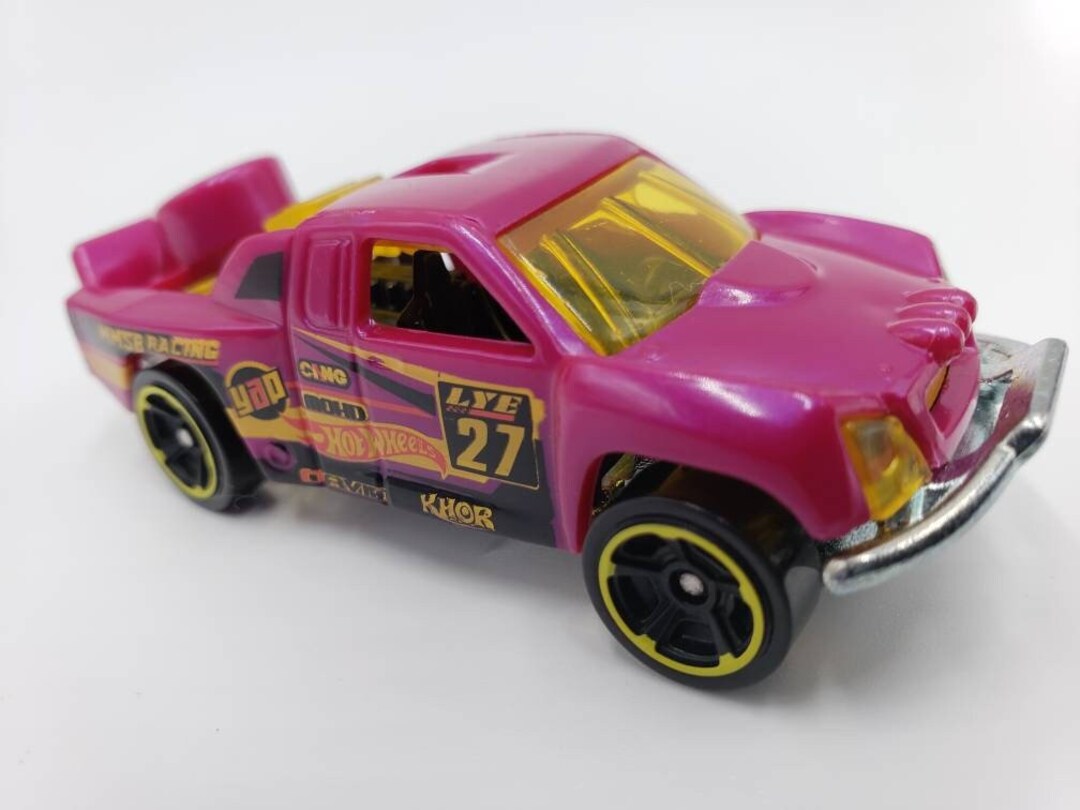 Hot Wheels off Track Trophy Truck Dark Magenta Miniature Scale Toy Car ...