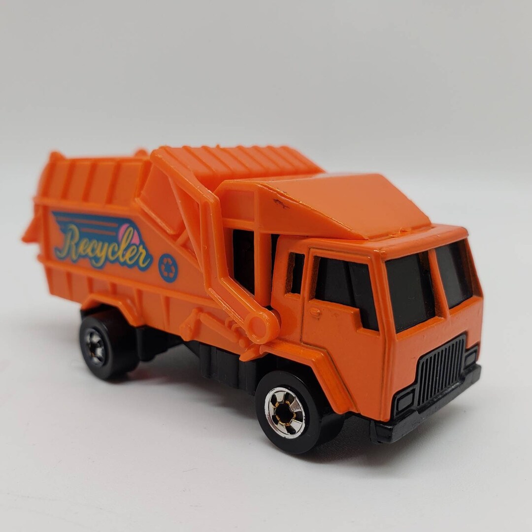 Recycling Truck Recycler Diecast Vintage Diecast Collectible Miniature ...