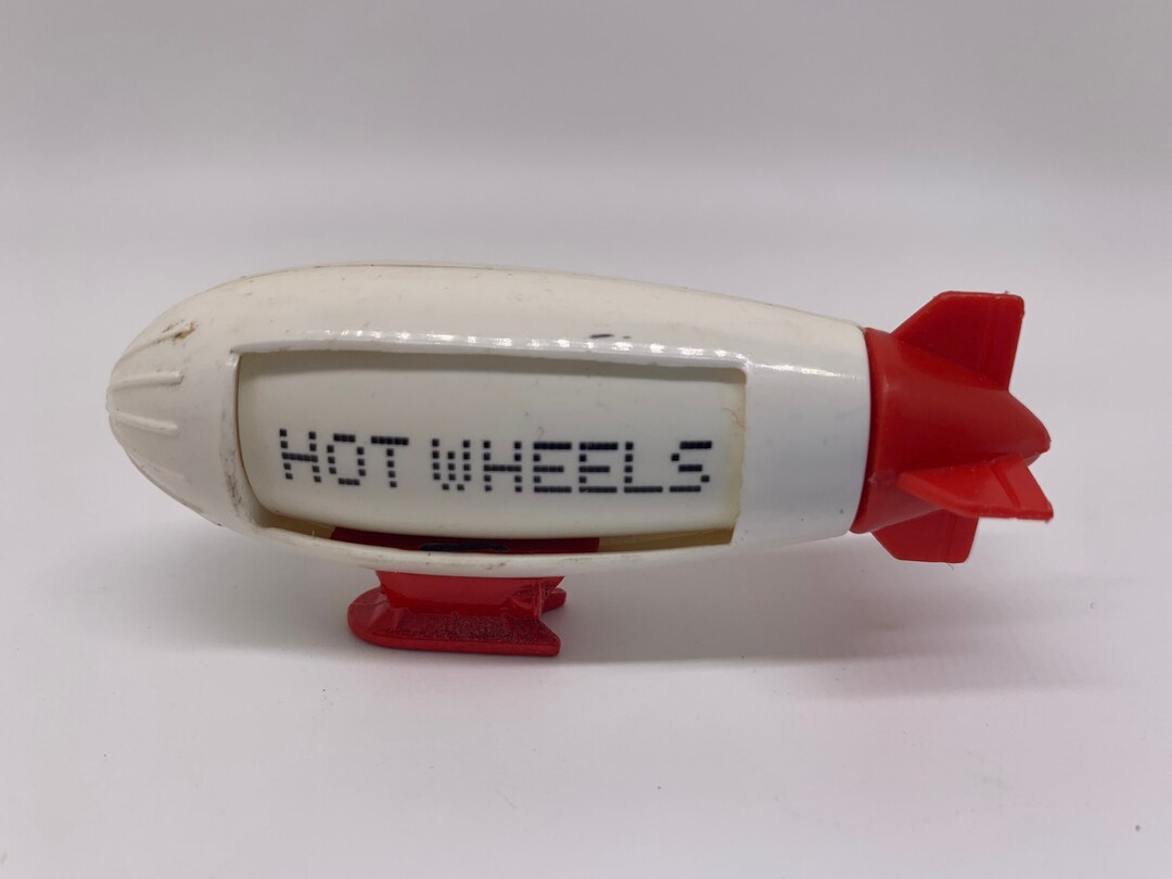 Hot Wheels Blimp Airship White Virtual Collection Perfect Birthday Gift ...