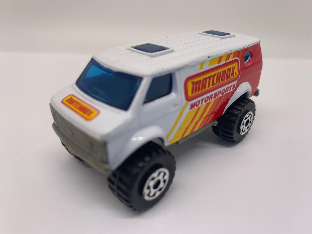 Matchbox 4x4 Chevy Van White Motorsports Perfect Birthday Gift ...