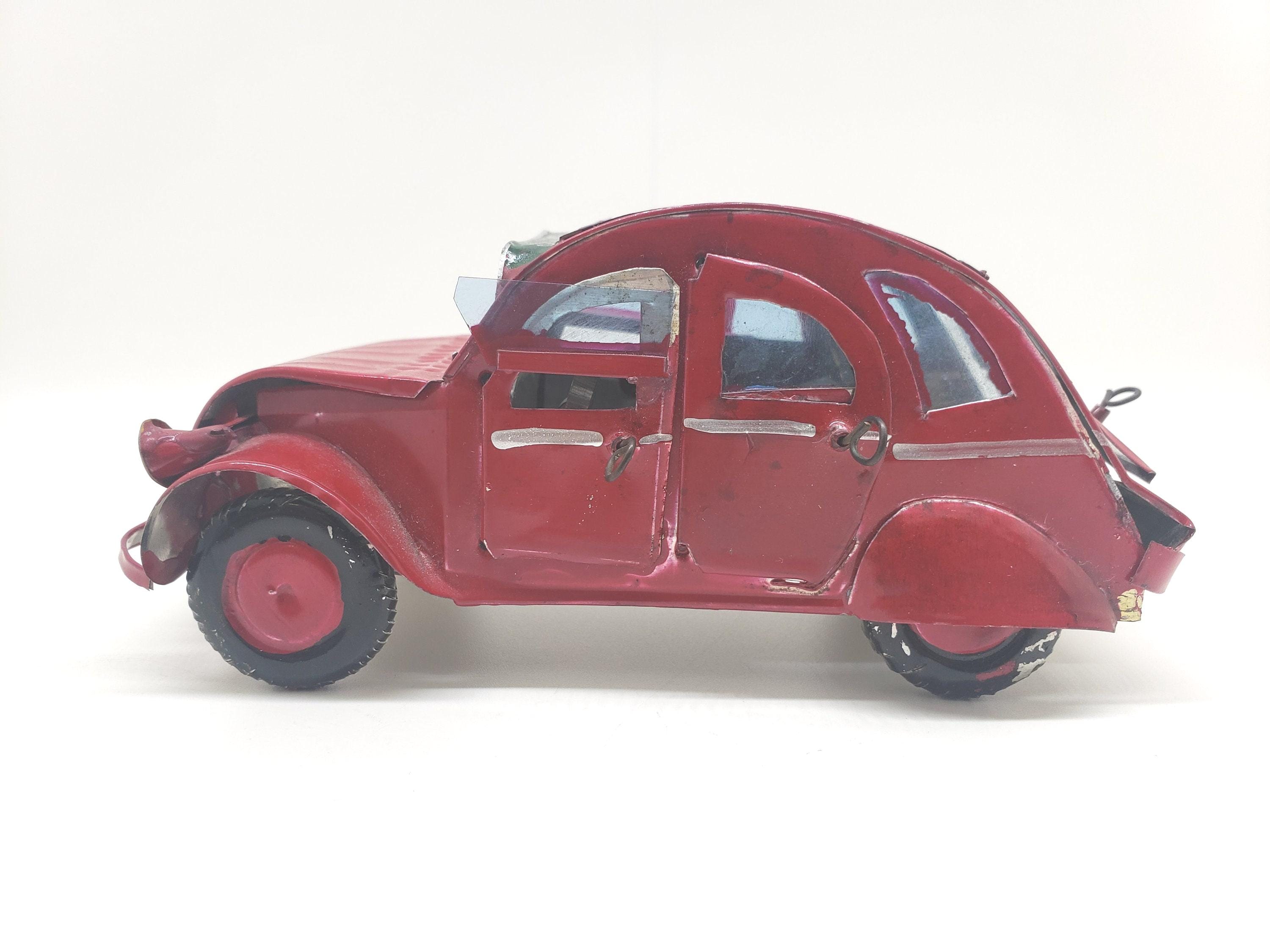 Vintage Coca Cola Citroën 2CV: Red Diecast Metal Car - Etsy