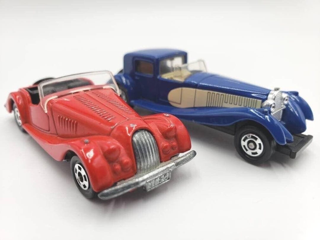 Buy Vintage Tomica Diecast Car Lot: 1931 Bugatti & Morgan Plus 8 Online ...