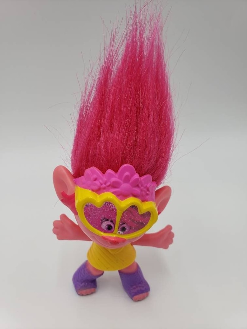 Princess Poppy Action Figure Pink Trolls World Tour Perfect Birthday ...