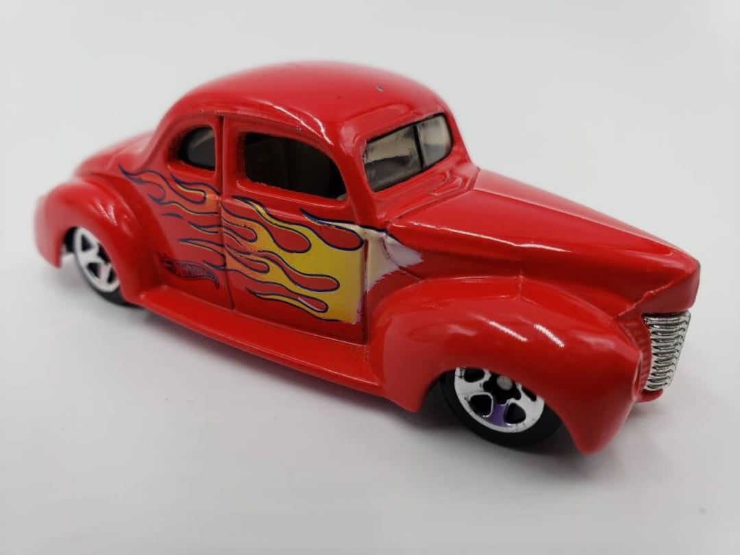 Hot Wheels '40 Ford Coupe Red With Flames First Editions Perfect ...
