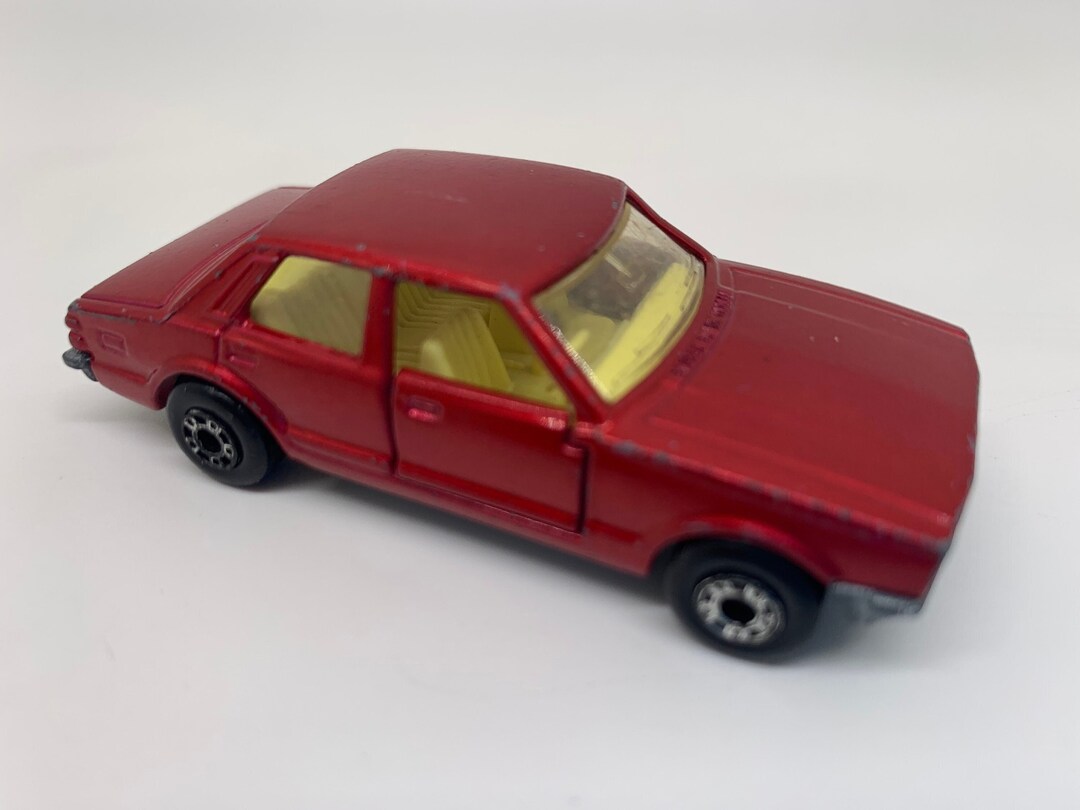 Matchbox Ford Cortina Mark IV Metallic Dark Red Miniature Collectable ...