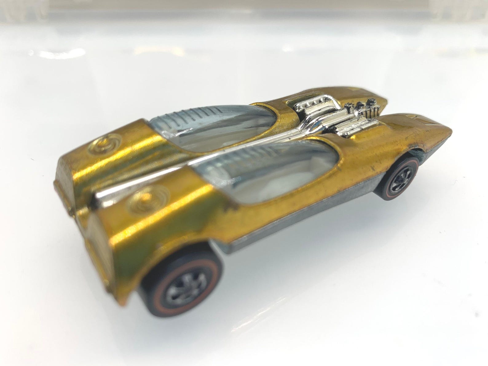 Vintage 1969 Redline Splittin Image Gold Miniature Scale Toy Car - Etsy