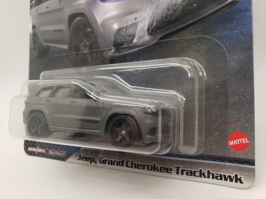 Hot Wheels Jeep Grand Cherokee Trackhawk Matte Crystal Metallic Fast ...