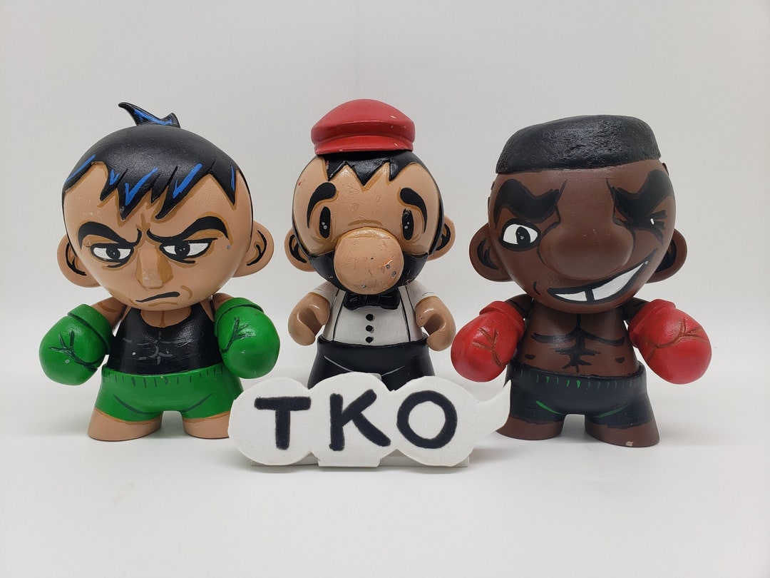 Rare Mike Tyson Collectible Kidrobot Vinyl Toy Figure Mike Tysons Punch Out Nintendo Designer ...