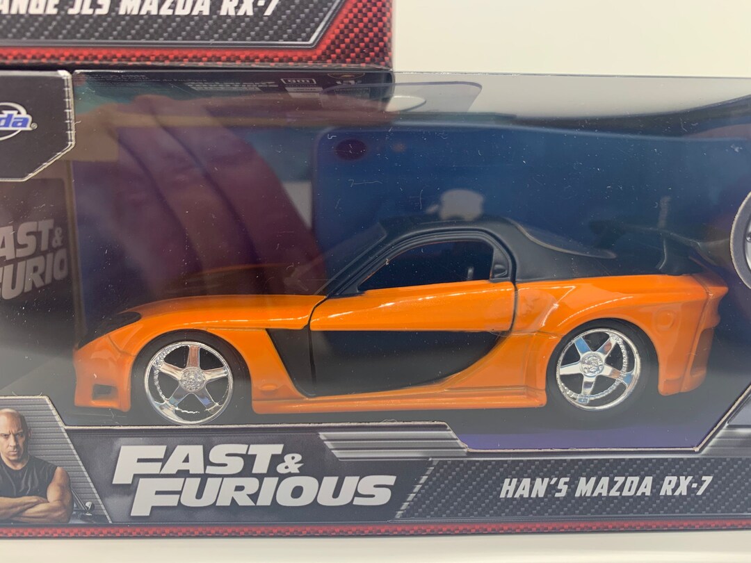 Jada Orange JLS Mazda RX-7 Fast and Furious Ford Escort Blue Perfect ...