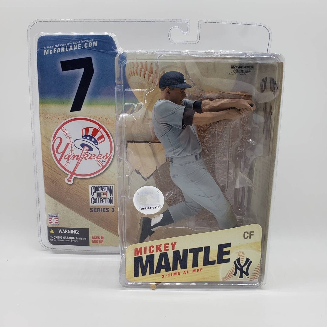 Mcfarlane MLB Action Figure Mickey Mantle New York Yankees Gray ...