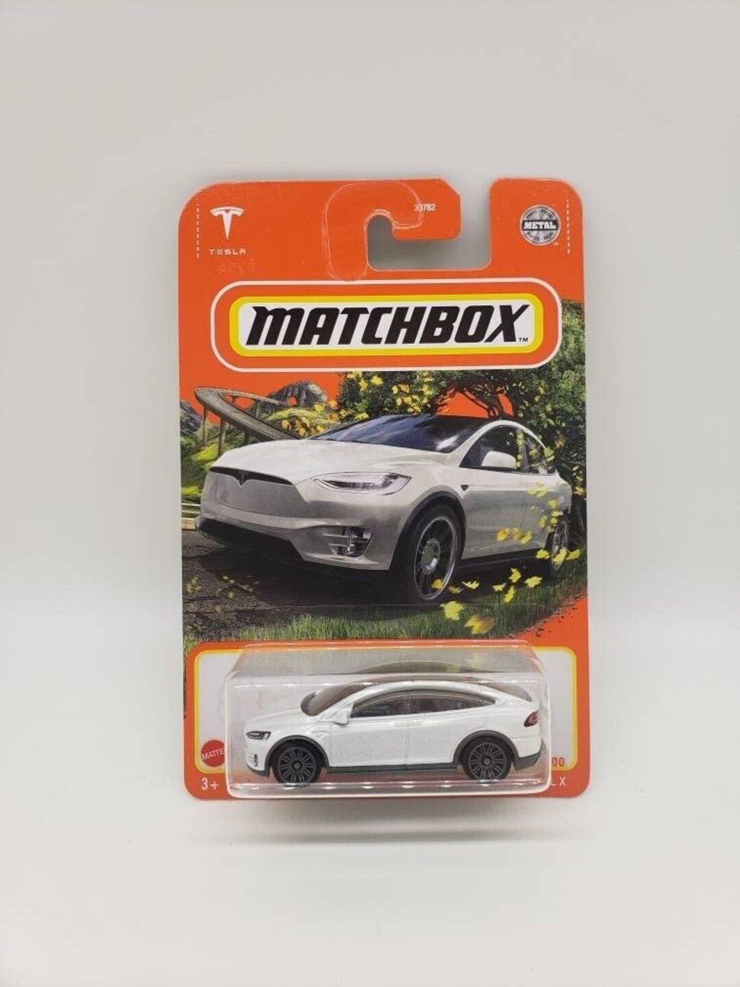 Matchbox Tesla Model X Metalflake White MBX Highway Perfect Birthday ...