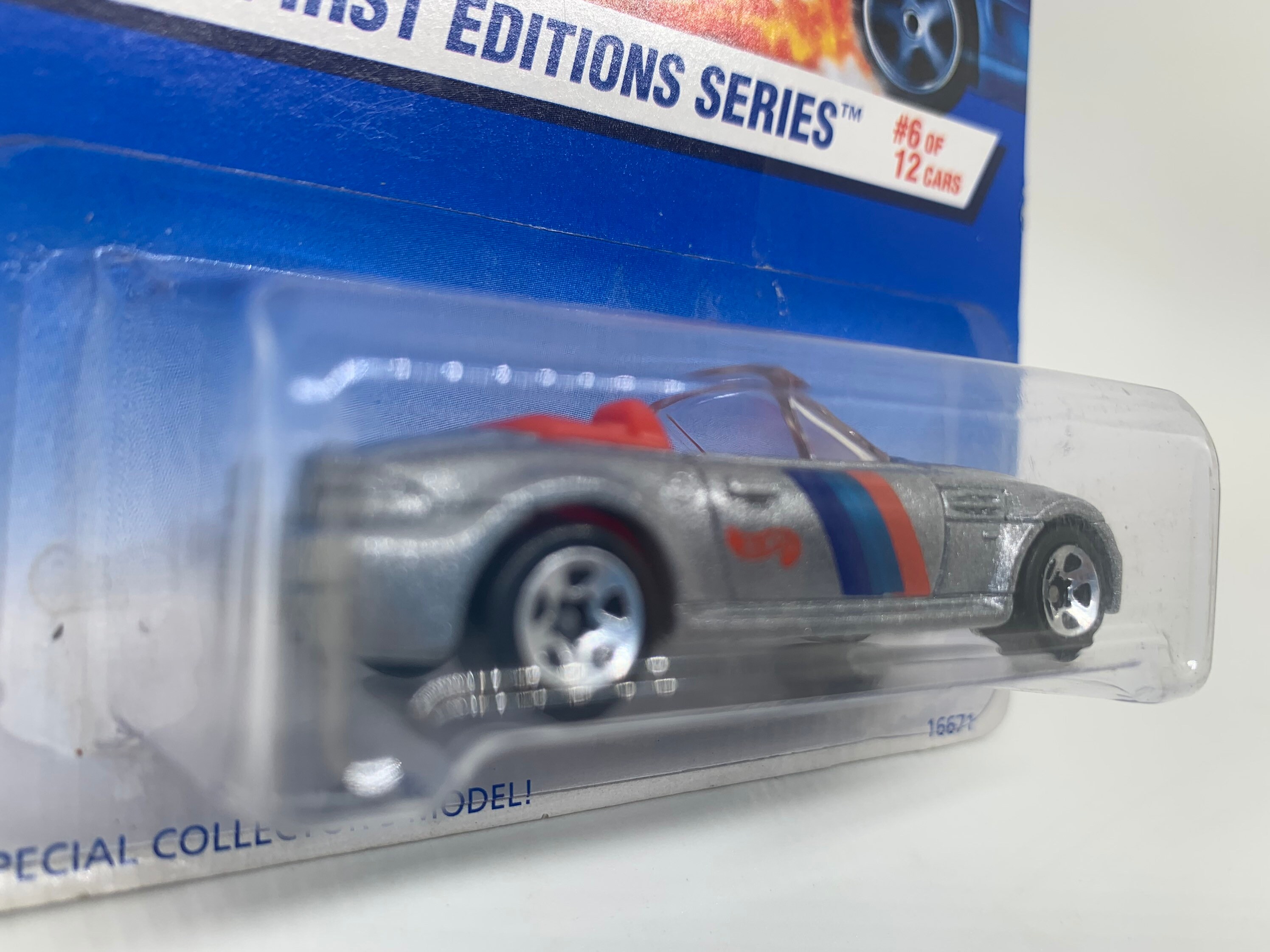 Hot Wheels BMW M Roadster Silver 1997 First Editions Series Miniature ...