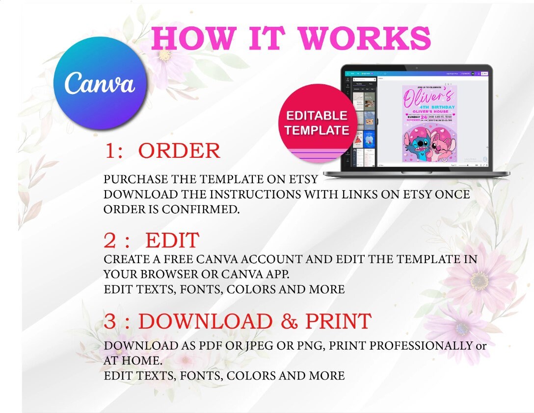 Editable Monster Jam Birthday Invitation Template, Monster Jam Birthday ...