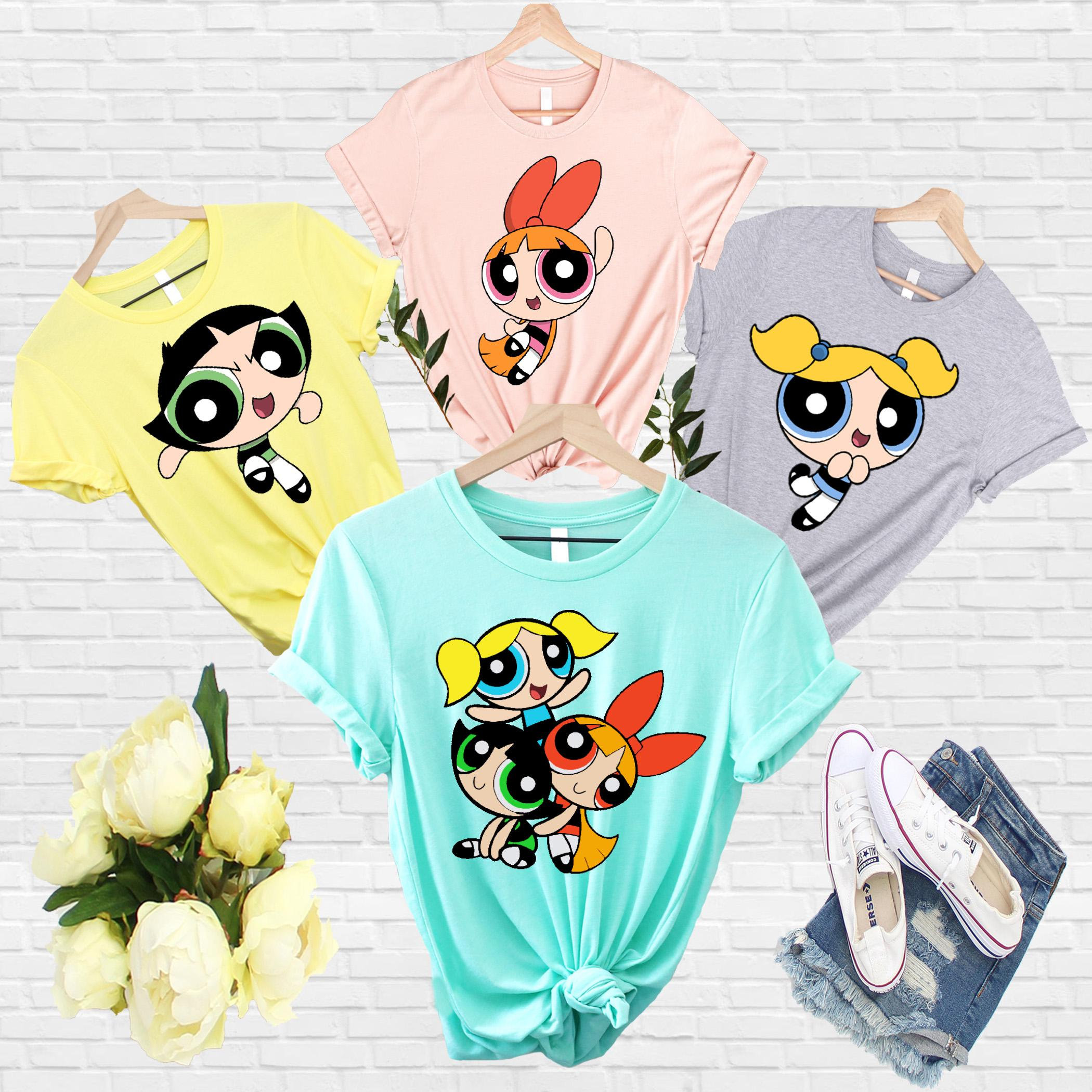 Powerpuff Girls T shirt Blossom Buttercup and Bubbles powerpuffgirls ghoulpower. Vibrant and Fun Tee Perfect for Fans Everyday Wear Etsy