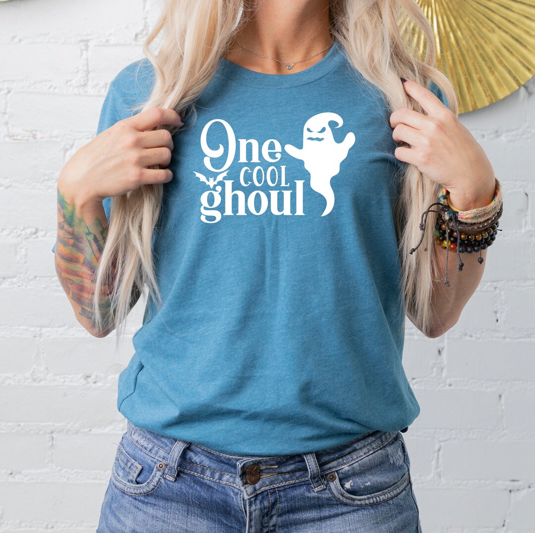One cool Ghoul Shirt, Cool Ghoul Tees, Ghost Shirt, Halloween Shirt ...