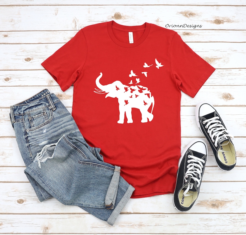 Elephant Shirt Cute Elephant T Shirt Elephant Gift Elephant - Etsy
