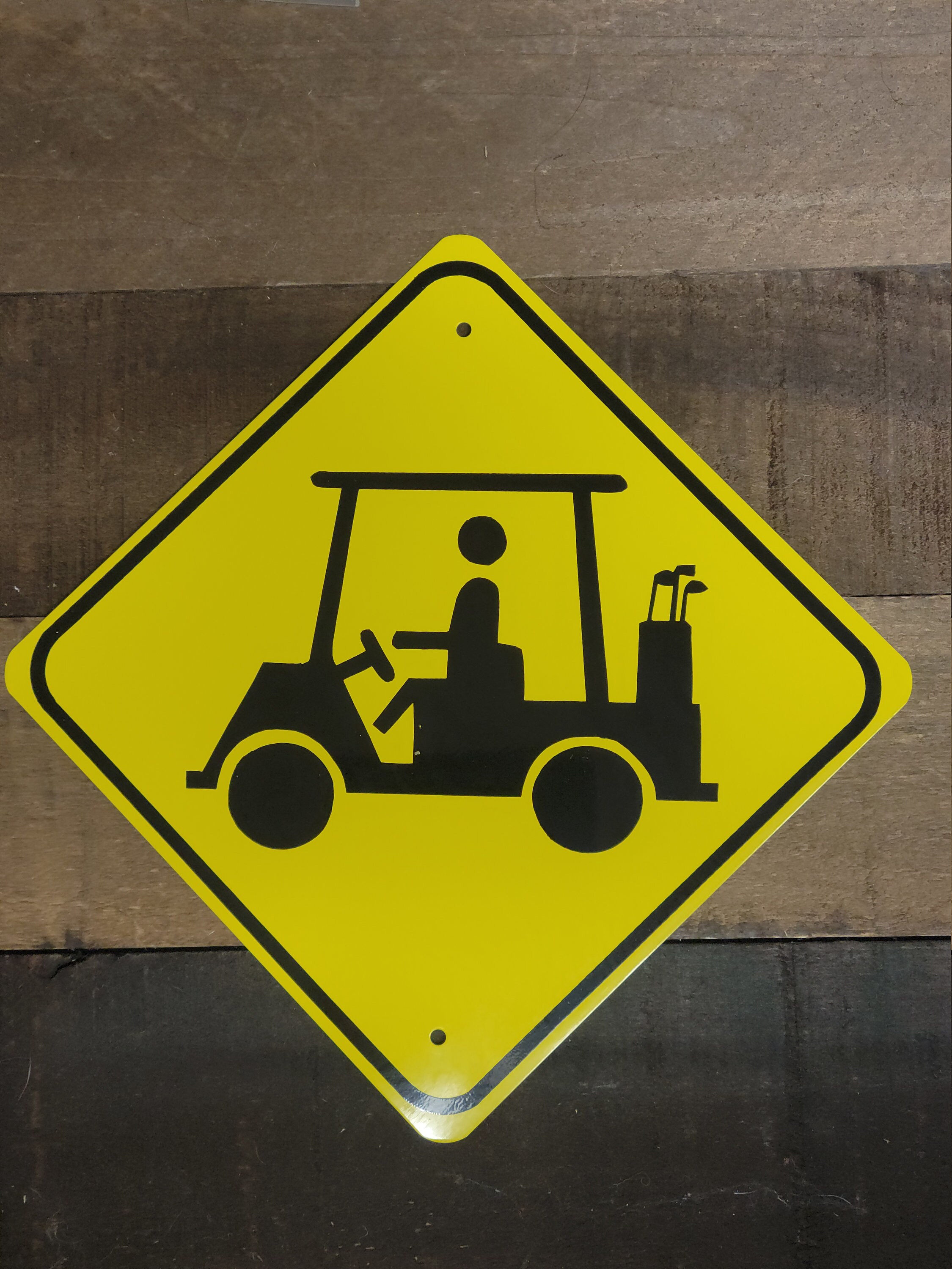 Mini Metal Golf Cart Sign 8x 8 Aluminum - Etsy