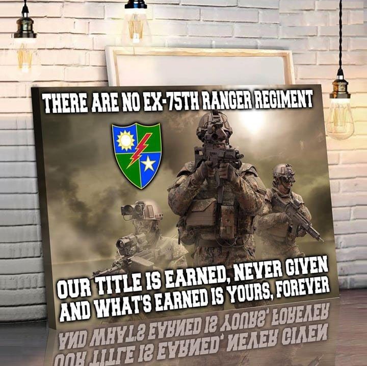 75th Ranger Regiment Canvas Poster Wall Art Printed Wedding | Etsy