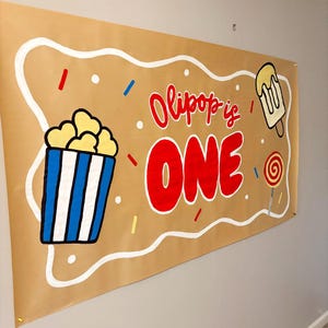 Hand Painted Craft Paper Banner Custom Sign Party Engagement - Etsy
