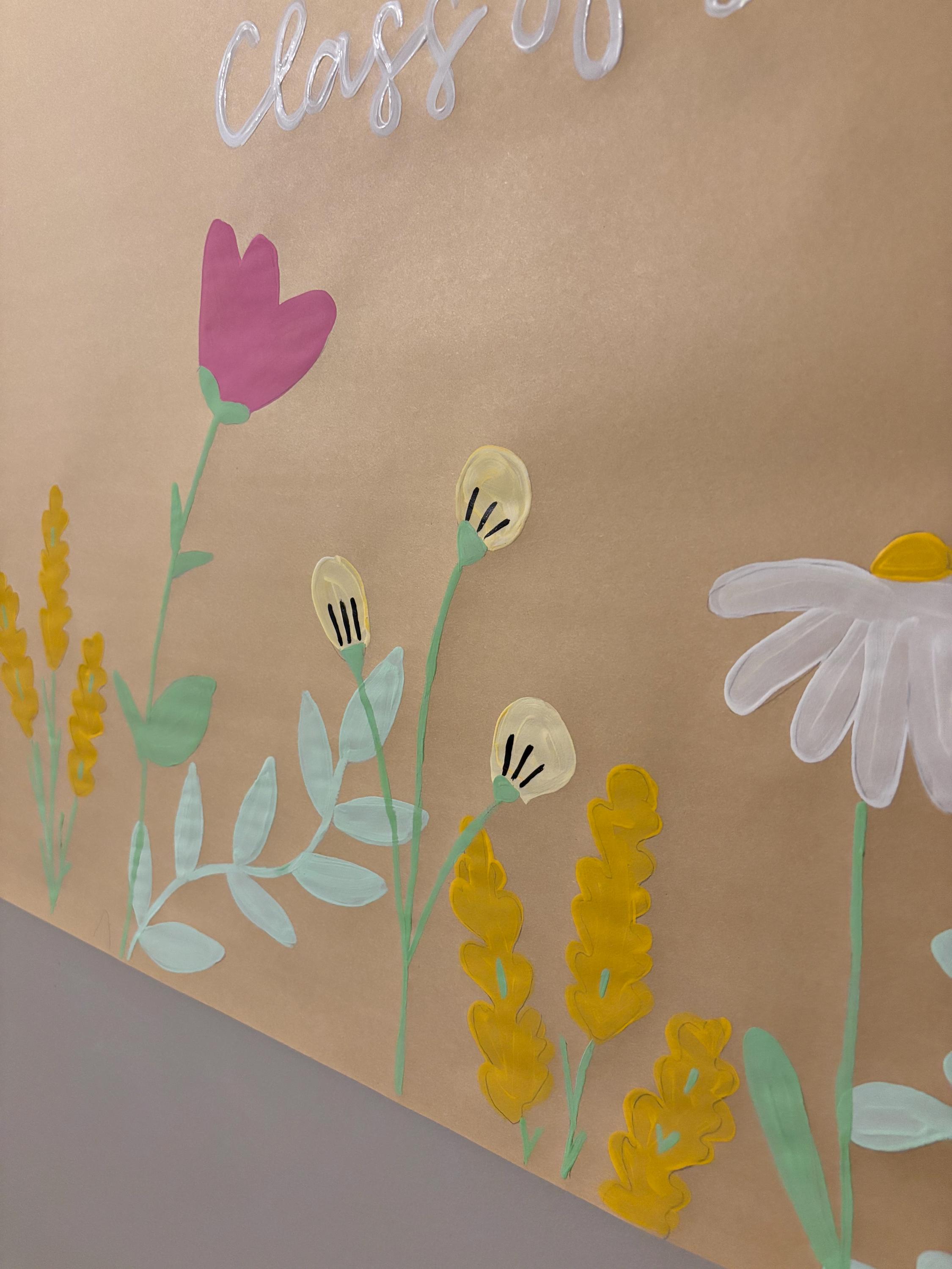 Graduation Hand Painted Custom Brown Kraft Paper Banner - Etsy