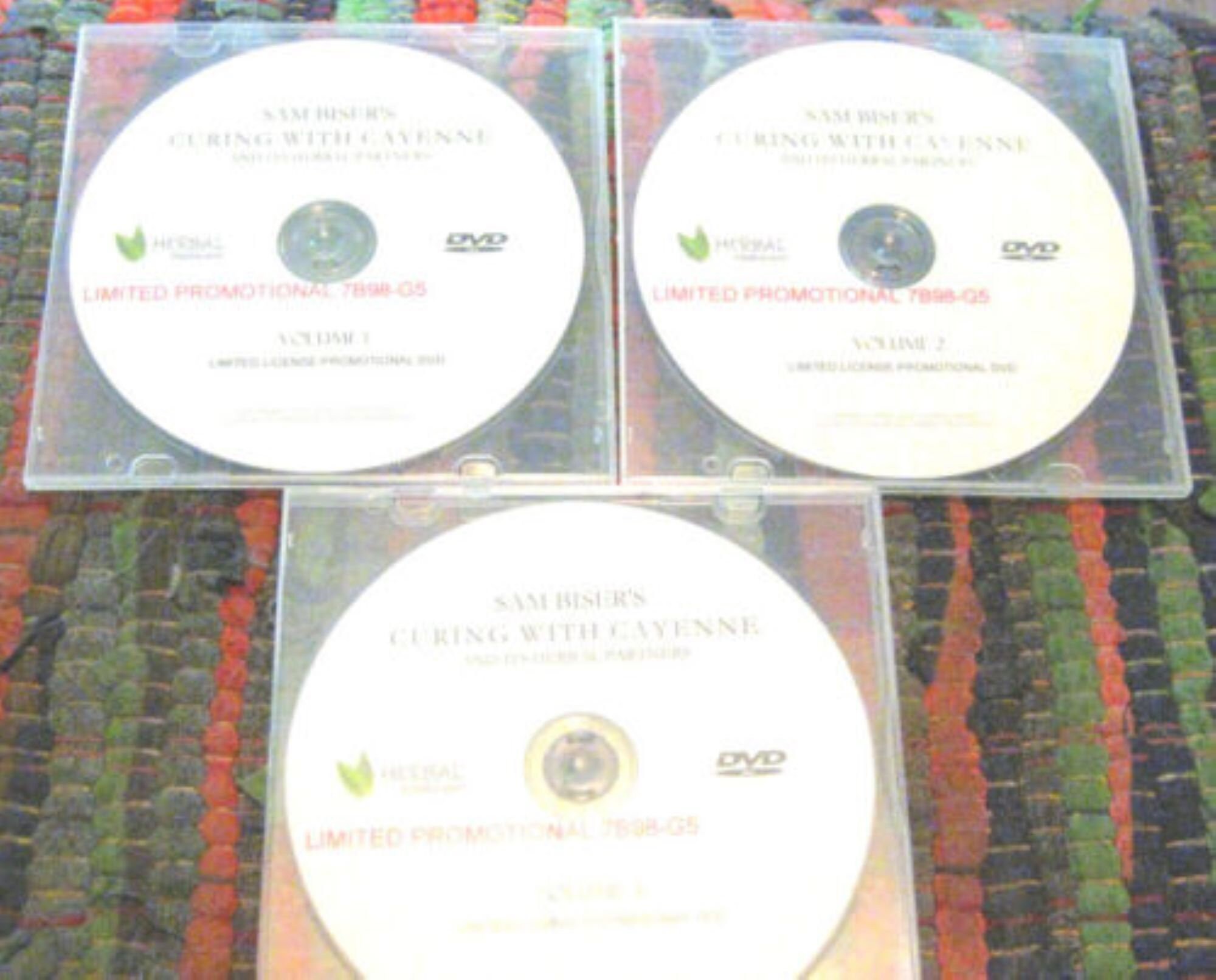 Curing With Cayenne: 3 Dvds, Sam Biser's "curing With Cayenne" (and Its Herbal Partners), 3 Dvds ...
