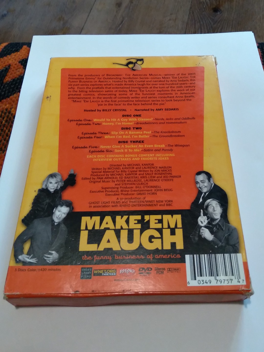 Make 'em Laugh: the Funny Business of America, 3 DVD Set - Etsy