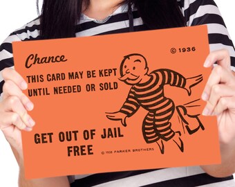 Get Out of Jail Free | Etsy