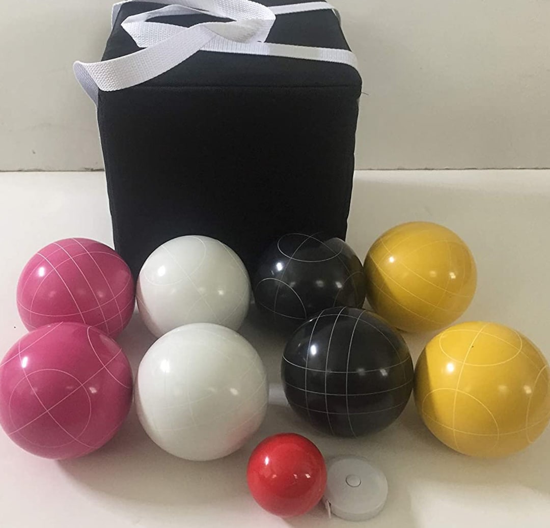 Custom Bocce Set Choose Your Colors of 107mm Balls - Etsy UK