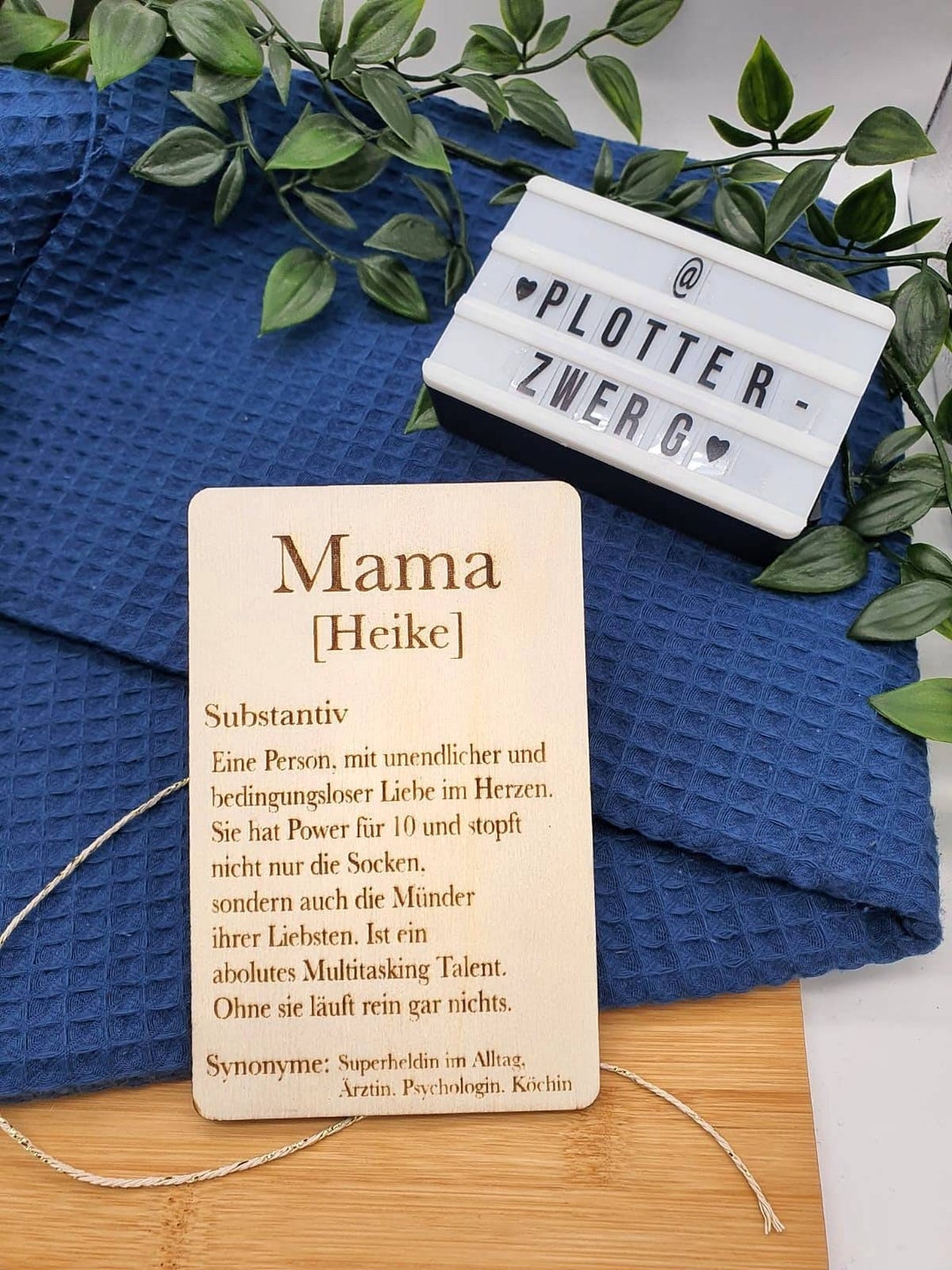 Wooden Sign Mother's Day, Card Mom Noun / Mother's Day Gift / Gift for ...